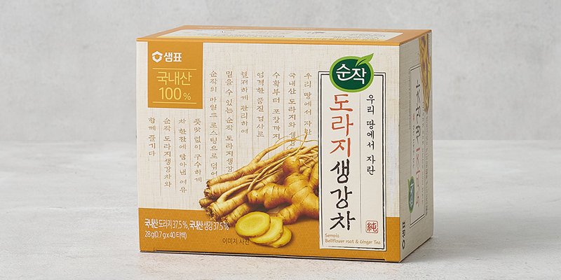[샘표] 순작 도라지생강차 티백 40입 마켓컬리